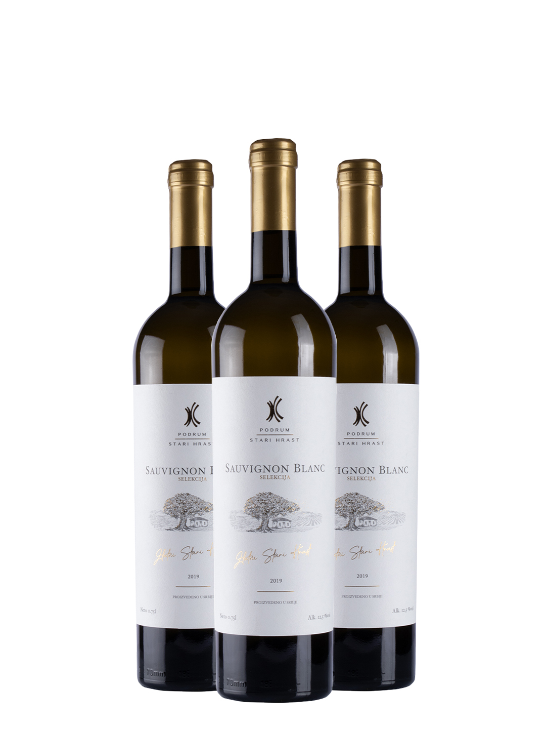 AKCIJA 2+1 Stari Hrast Zlatni Hrast Sauvignon | Vinoteka Beograd