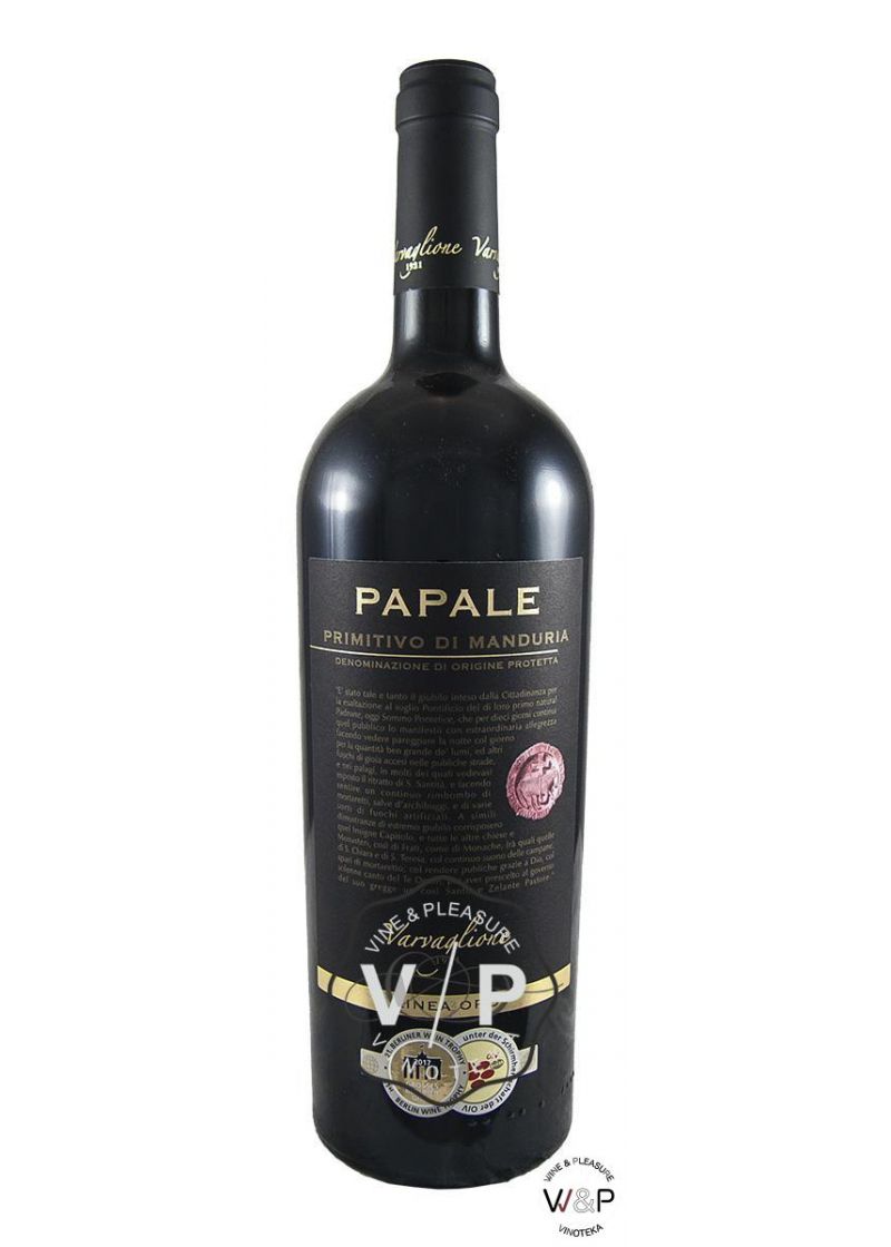 Varvaglione Papale Linea Oro Primitivo Di Manduria | Vinoteka Beograd