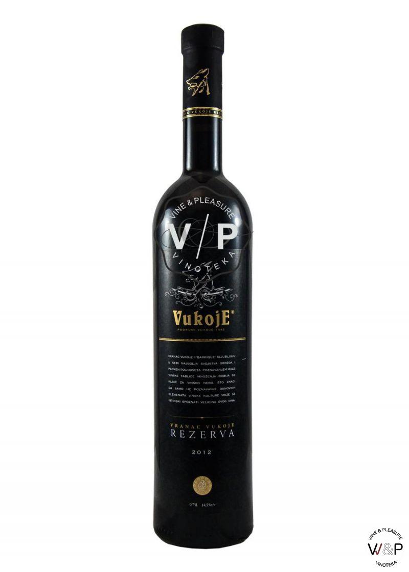 Vukoje Vranac Reserve | Vinoteka Beograd