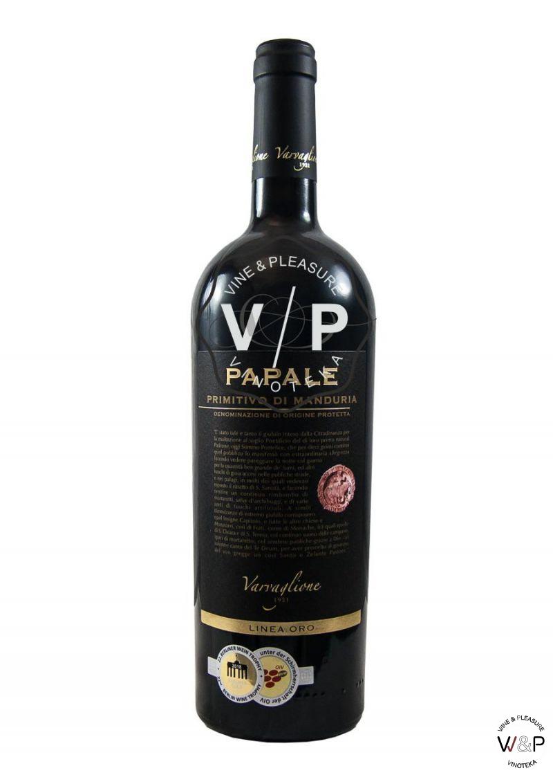 Varvaglione Papale Linea Oro Primitivo Di Manduria | Vinoteka Beograd